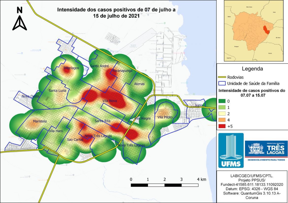 Edição 1 – Mapa de Incidência de Casos Positivos de Covid-19 ...